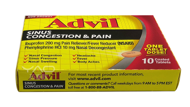 ADVIL SINUS CONGESTION AND PAIN